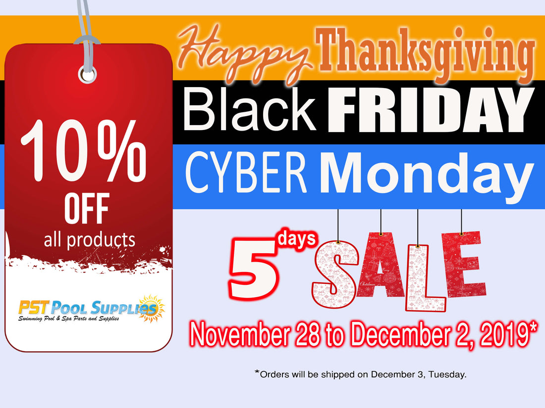 Best Online Thanksgiving & Black Friday Pool Supplies Sales – PST Pool ...