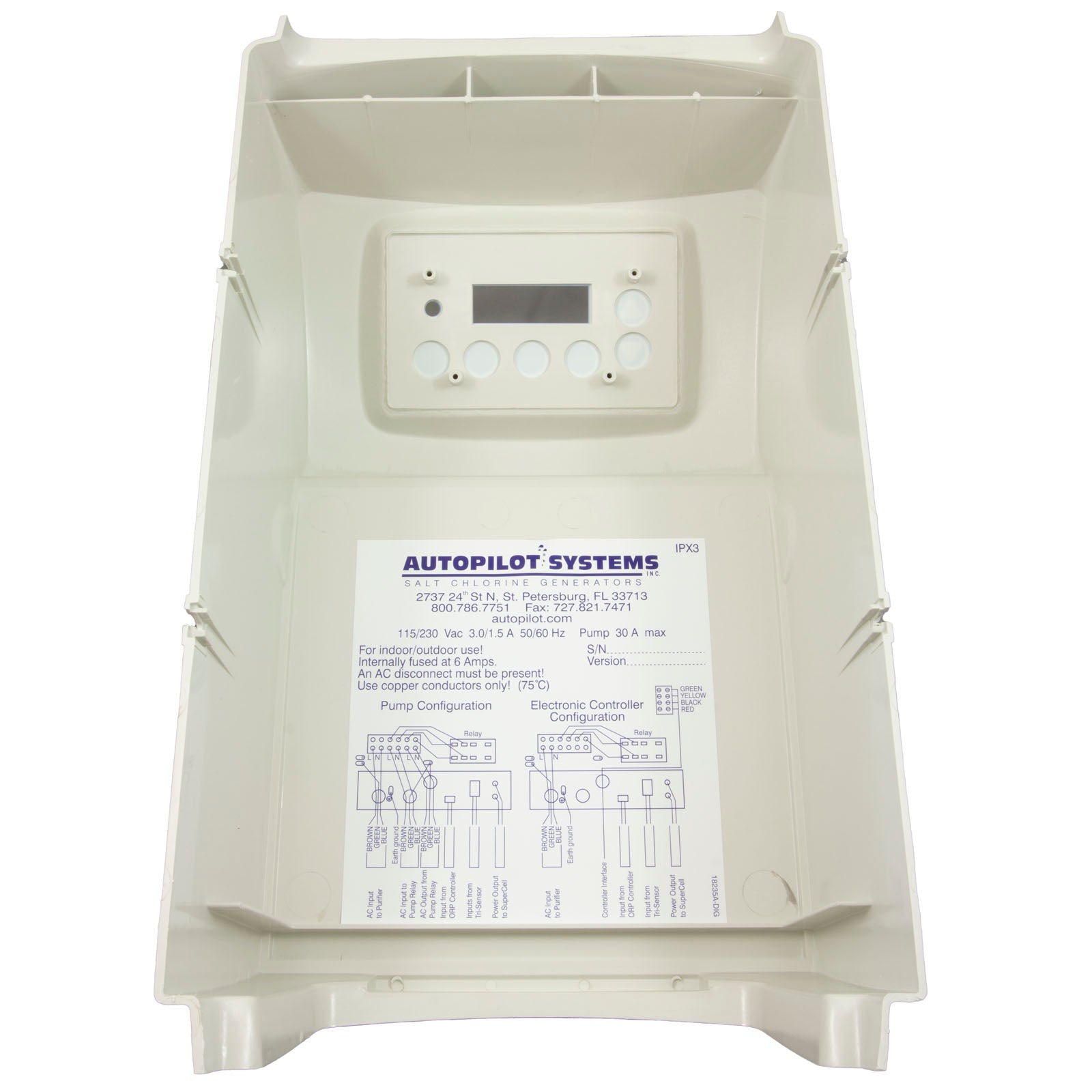 Cover, Retro Fit, AutoPilot, DIG-220, w/Labels – PST Pool Supplies