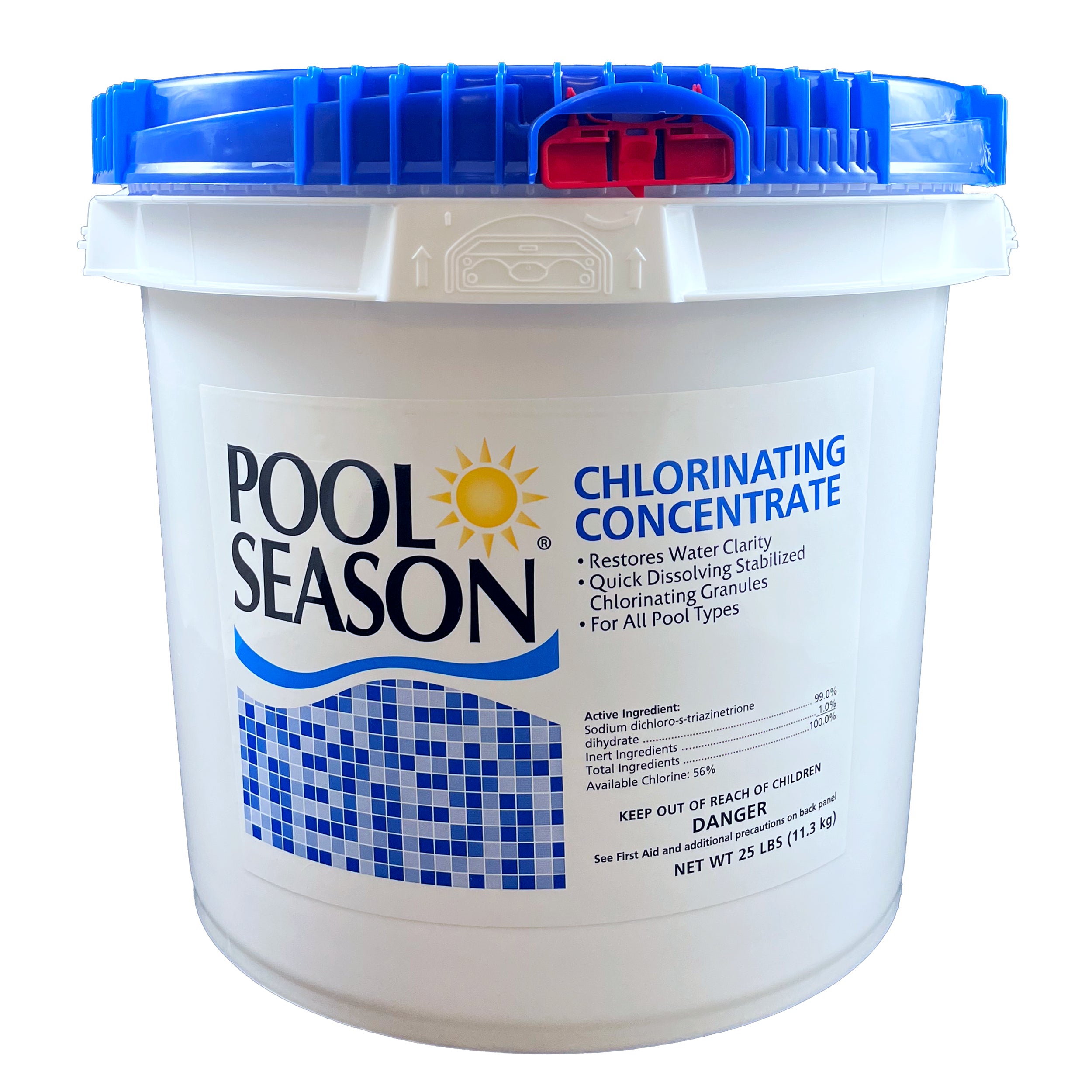 Pool Season 47251310 25 lb Chlorinating Concentrate Pail – PST Pool ...
