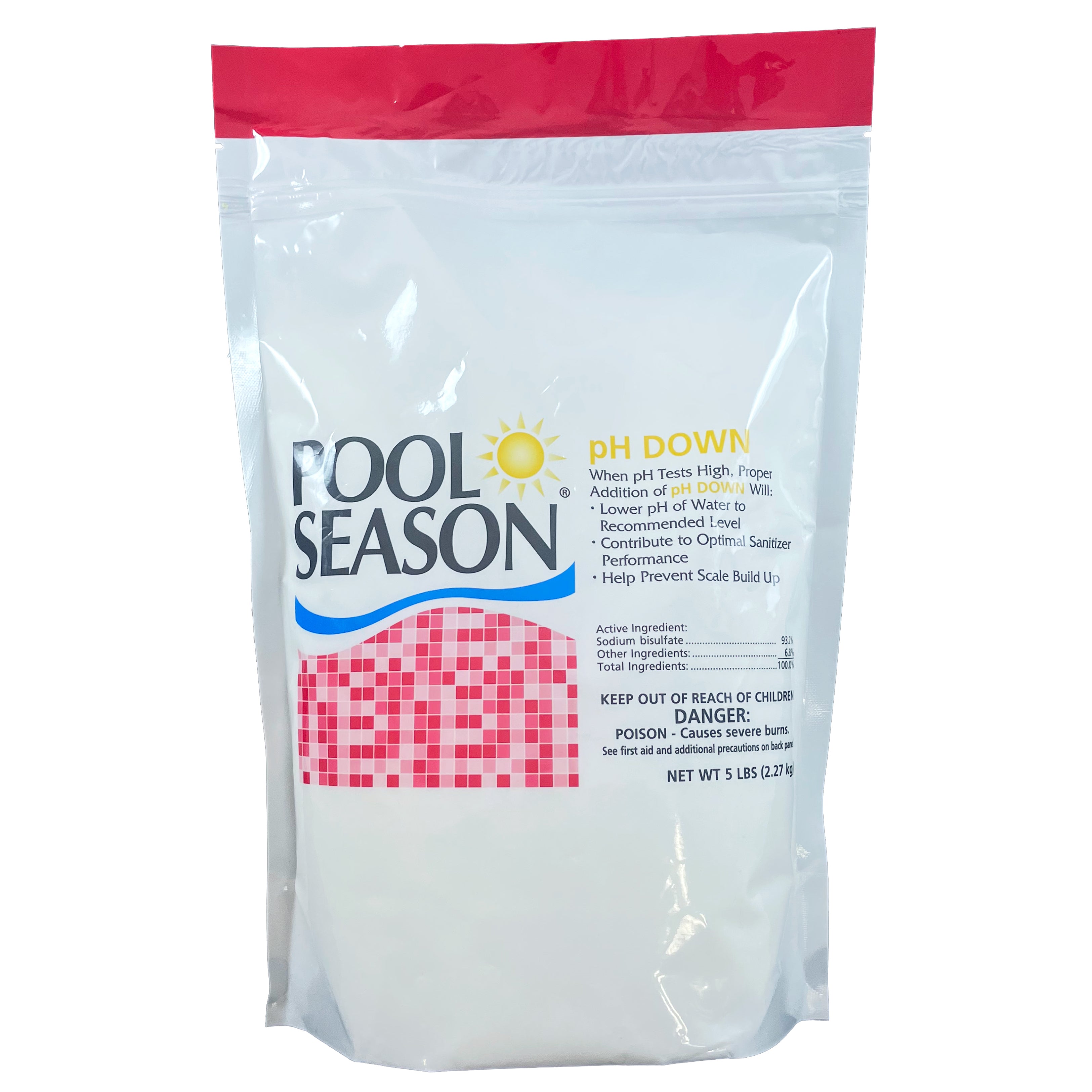 Pool Season 47251450 5 lbs pH Down Pouch – PST Pool Supplies