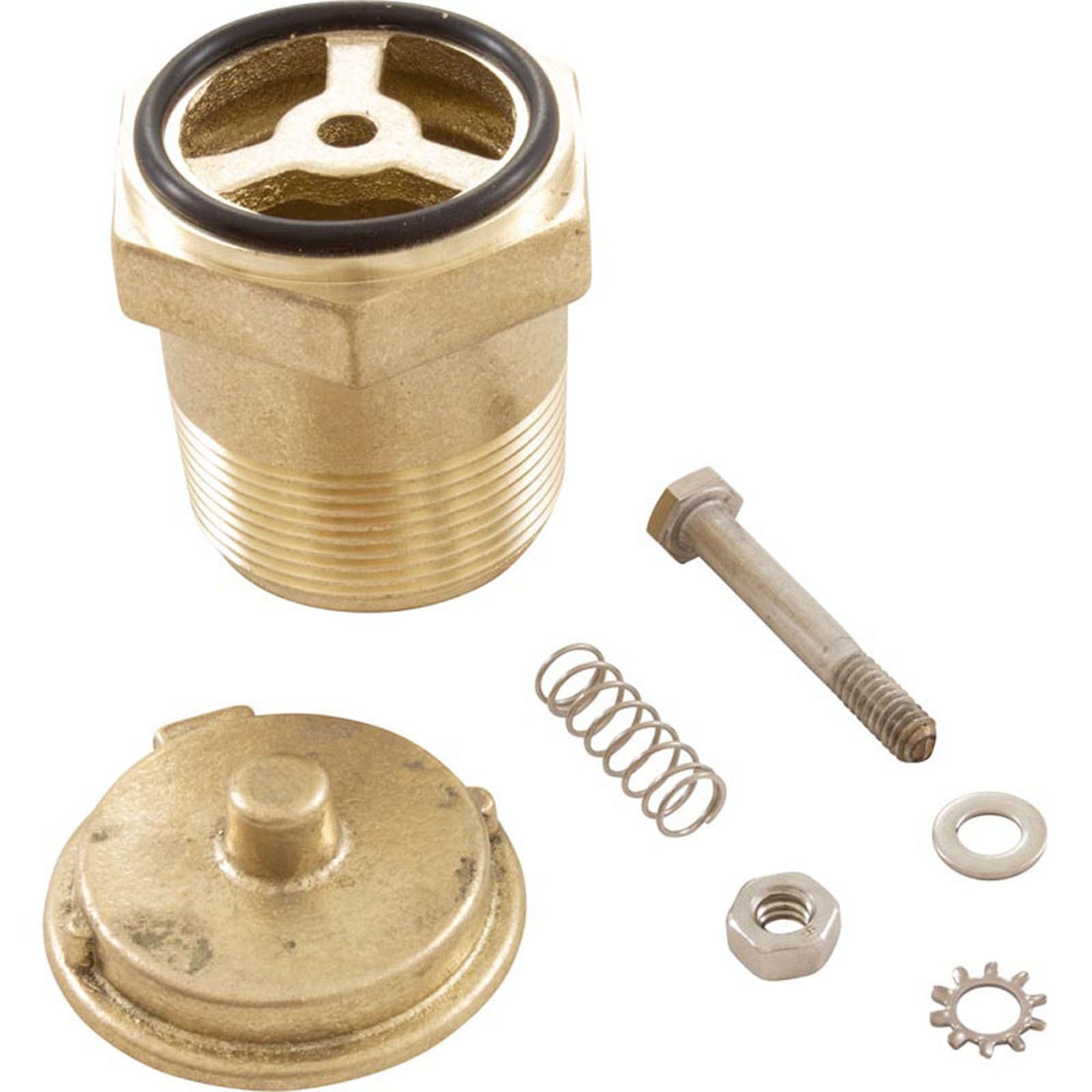 Hydrostatic Relief Valve, Perma Cast, 1-1/2"mpt, Brass – PST Pool Supplies