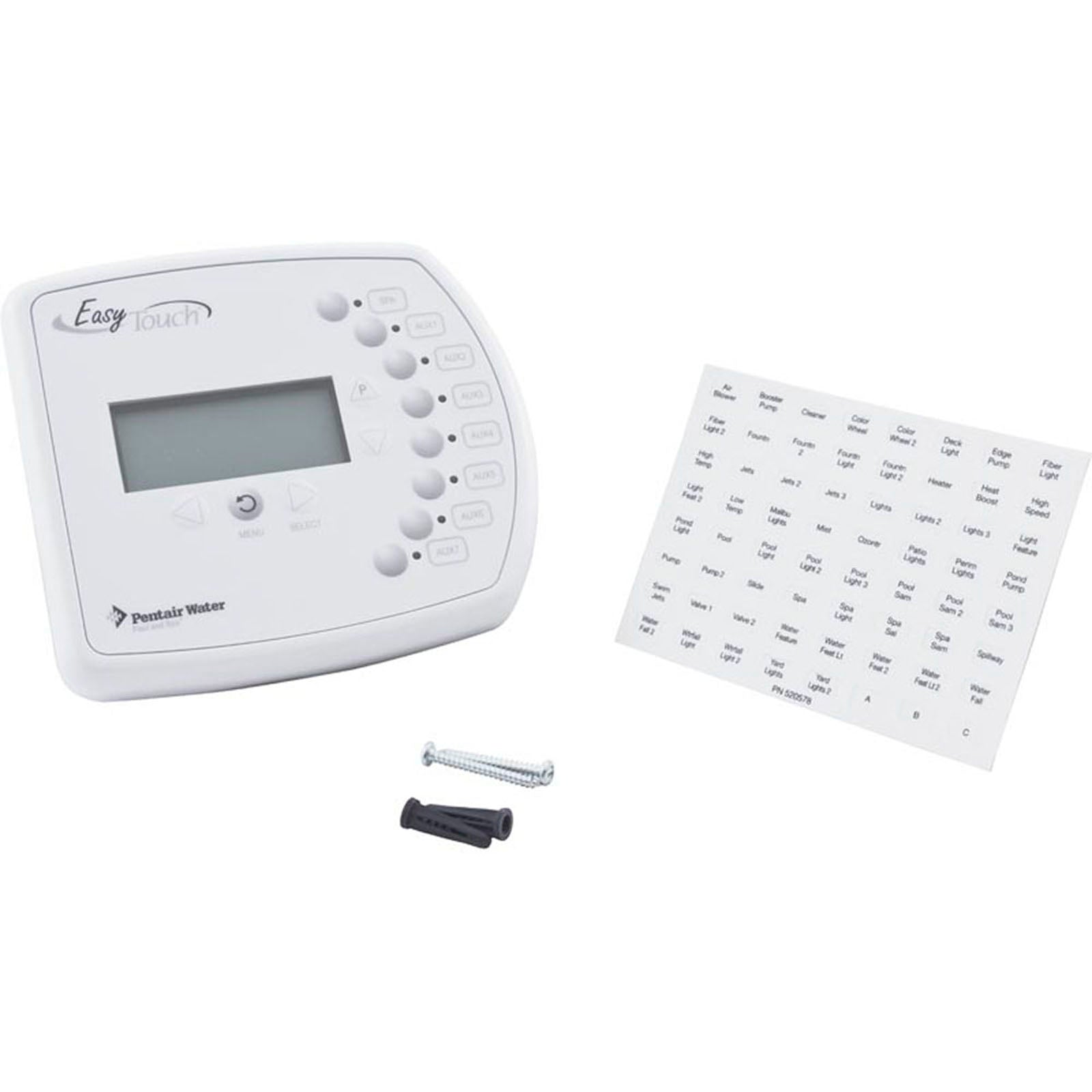 Indoor Control Panel, Pentair, EasyTouch, 8 Circuit – PST Pool Supplies