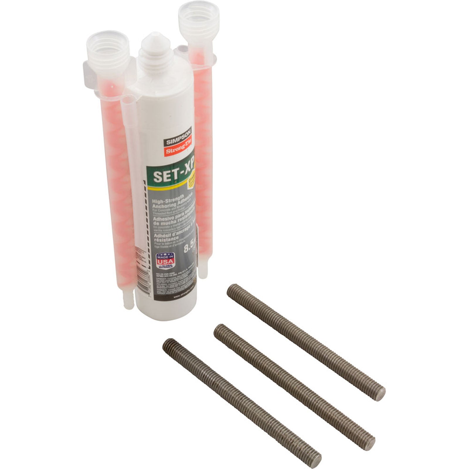 Epoxy Kit, SR Smith, w/ Three 1/2" Bolts – PST Pool Supplies