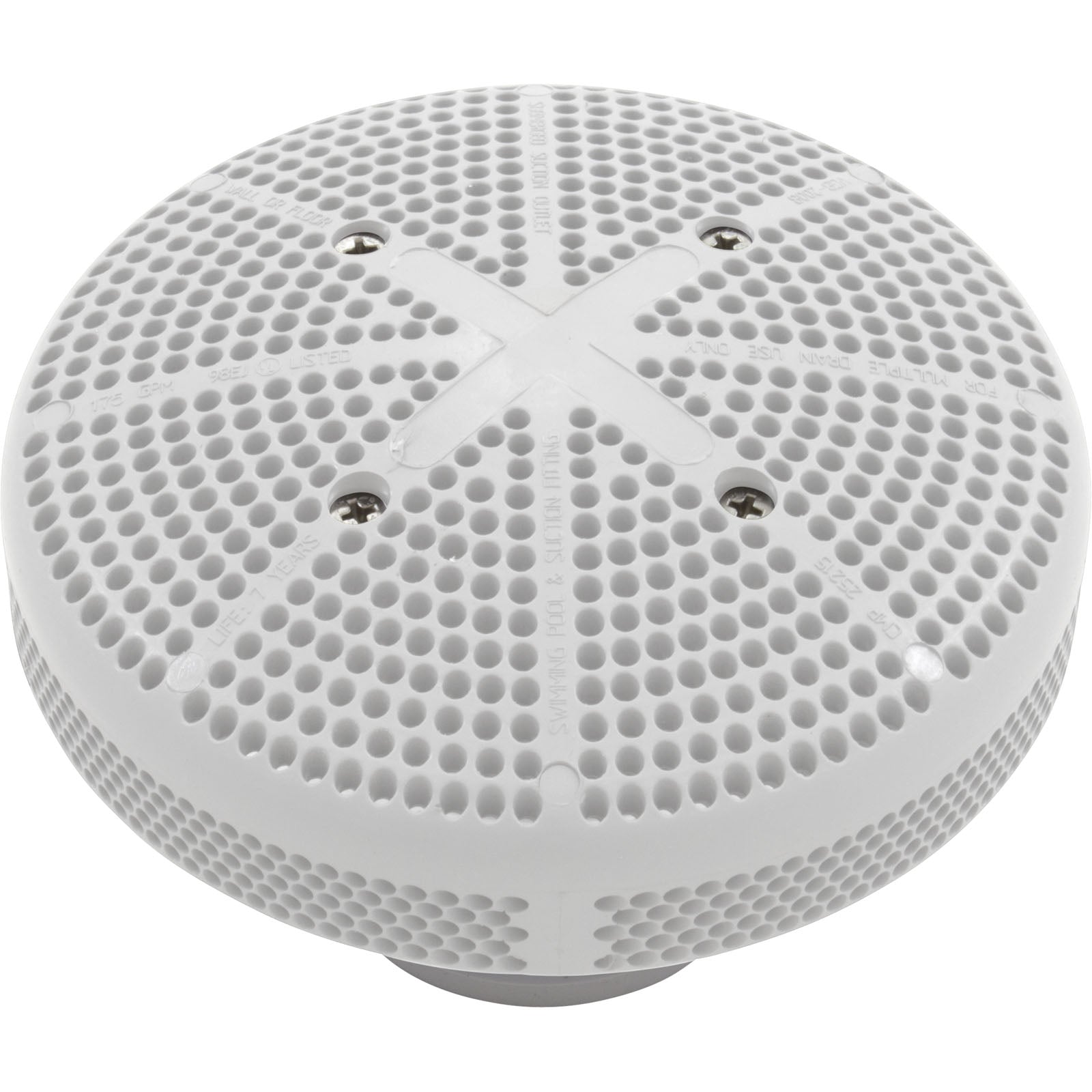 Suction Assembly, CMP, Fiberglass Pool (Vgba) White – PST Pool Supplies