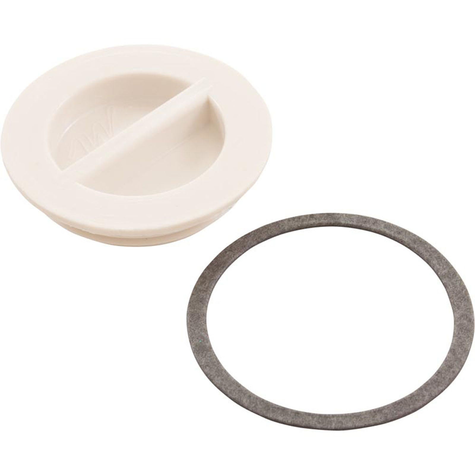 Flush Plug 1 1/2"With Gasket - White – PST Pool Supplies