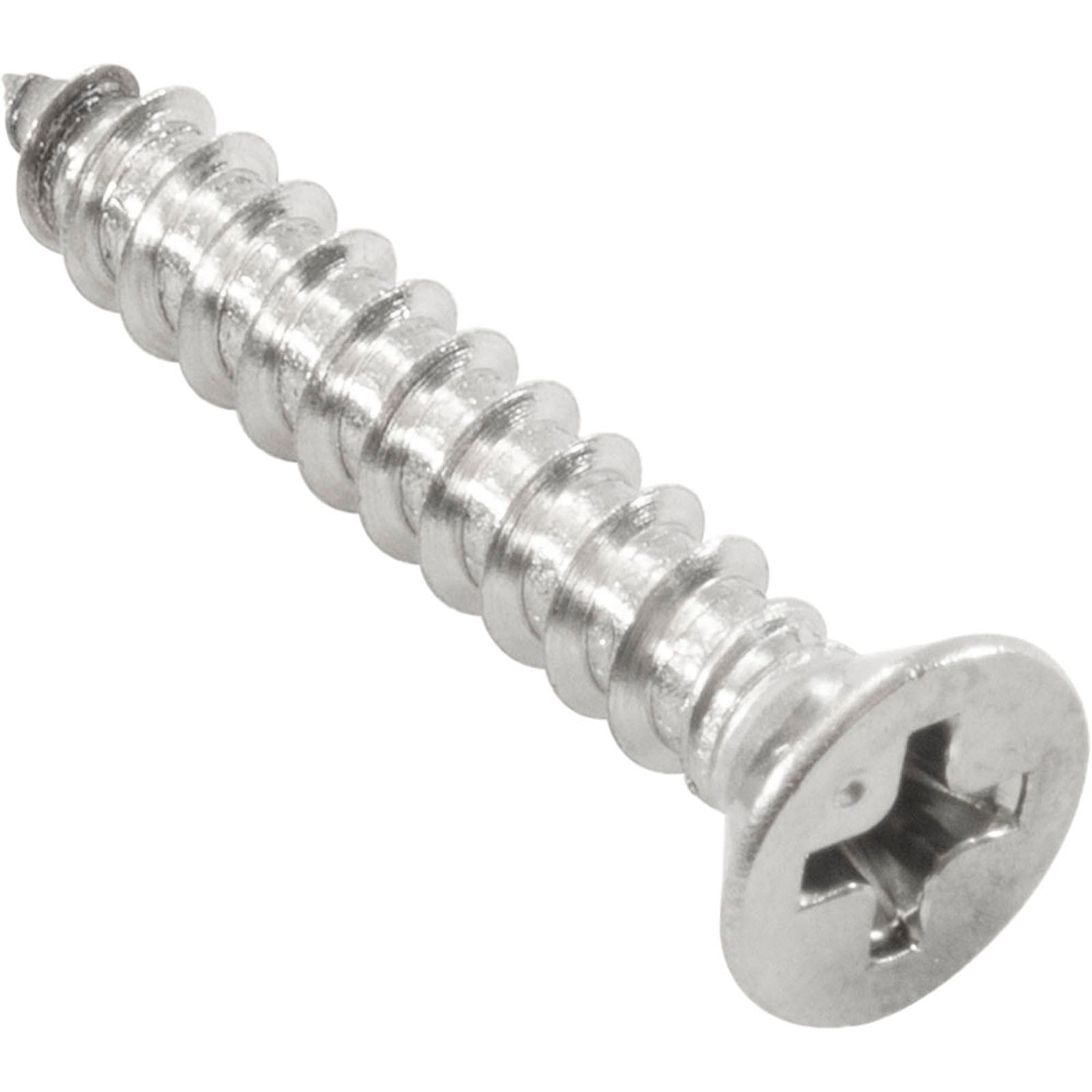 #8 X 1" Phil Flat Head Type A 316 S/S Screw – PST Pool Supplies