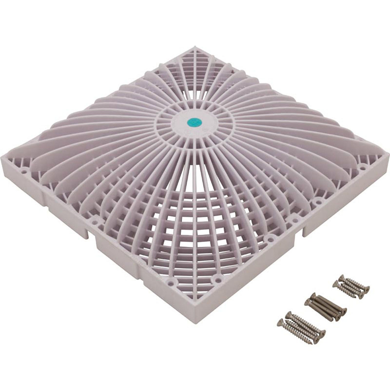 12" Square Retrofit MoFlow Suction Outlet Cover w/ Screw Kit – PST Pool ...
