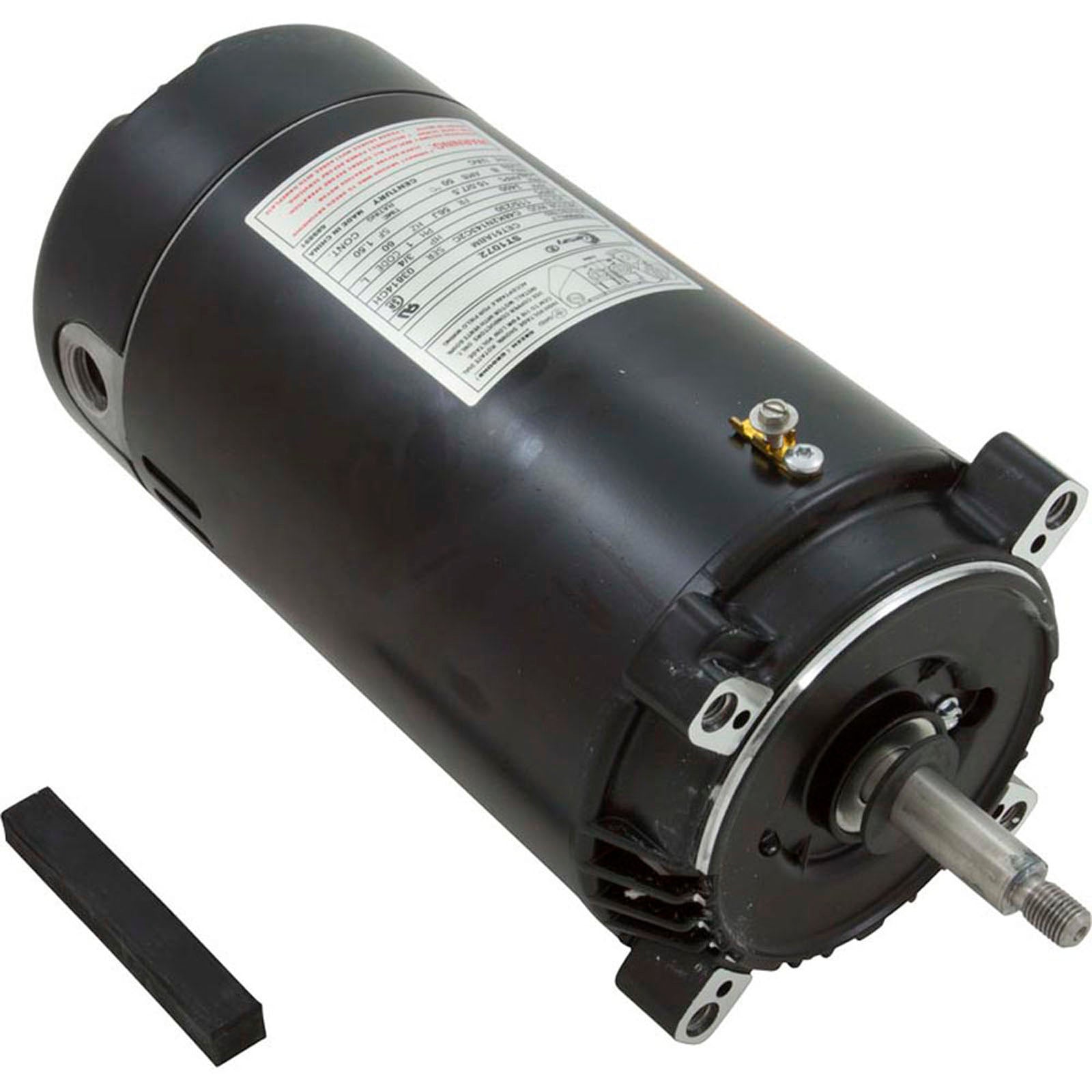 Motor, Century, 0.75hp, 115v/230v, 1-Spd, 56Jfr, C-Face Thd – PST Pool ...