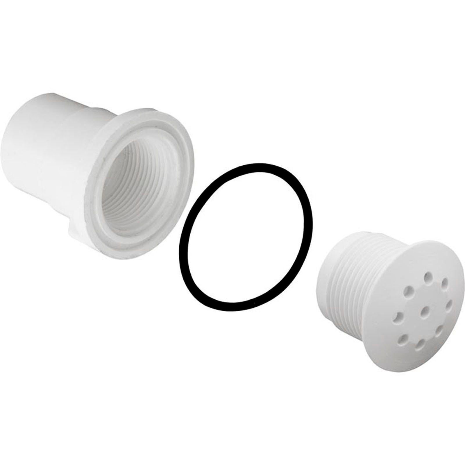 Air Injector, WW, Top Flo, 1"spg, Straight Body, White – PST Pool Supplies