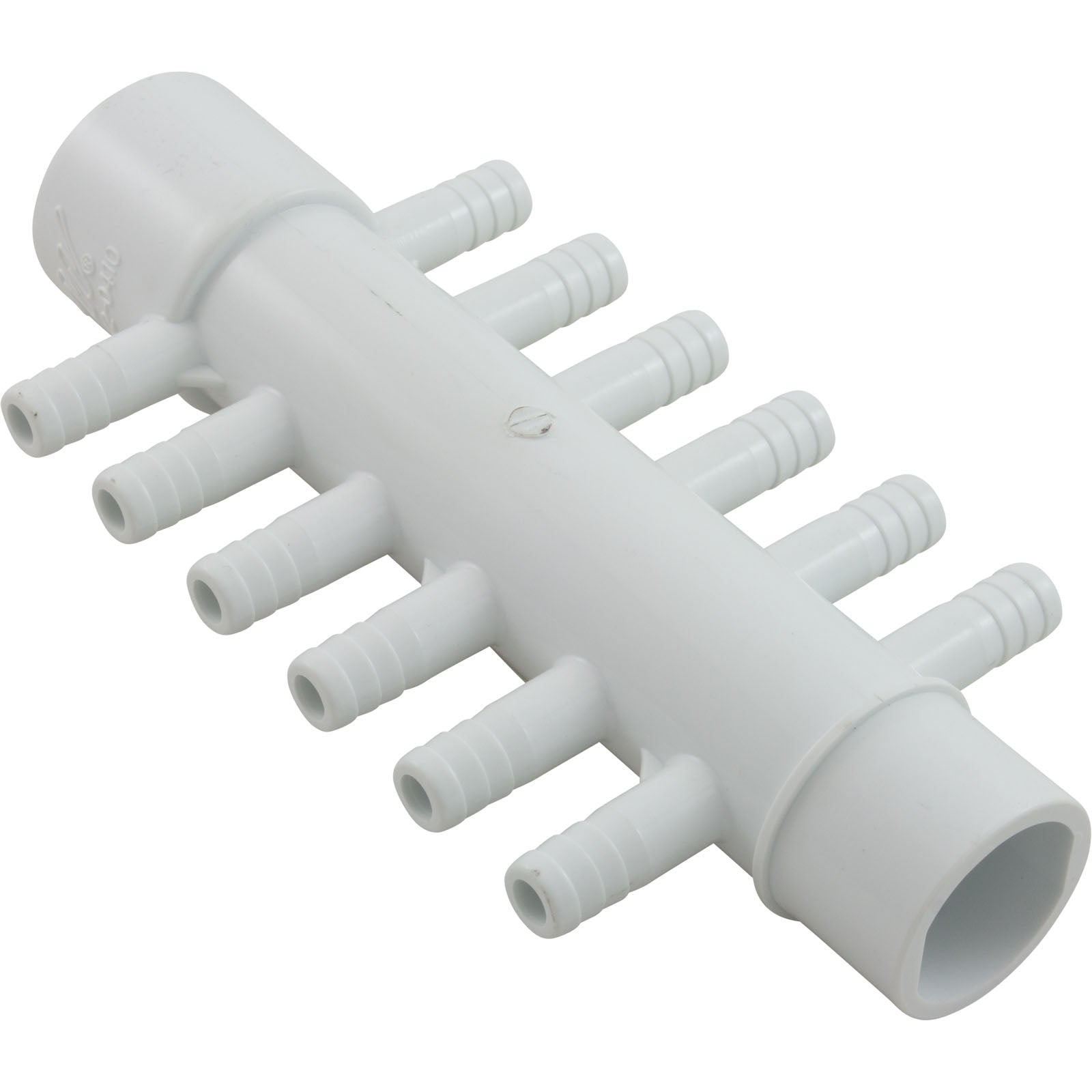 Manifold, 3/8" Barb, 12 Port, 1" Slip x 1" Spigot – PST Pool Supplies