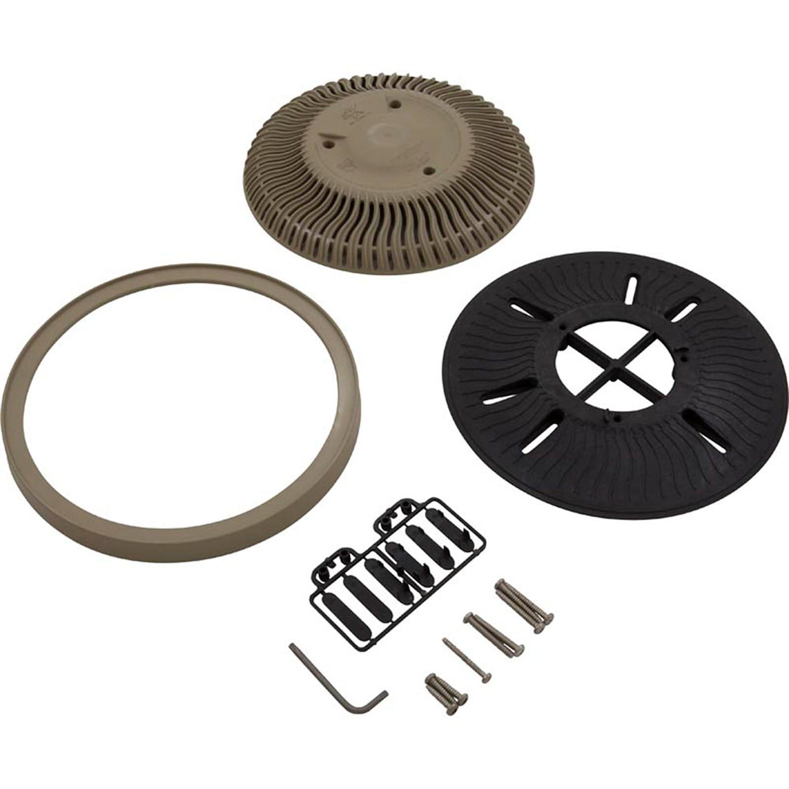 Main Drain Grate, Paramount SDX Retro, Vinyl, Beige – PST Pool Supplies