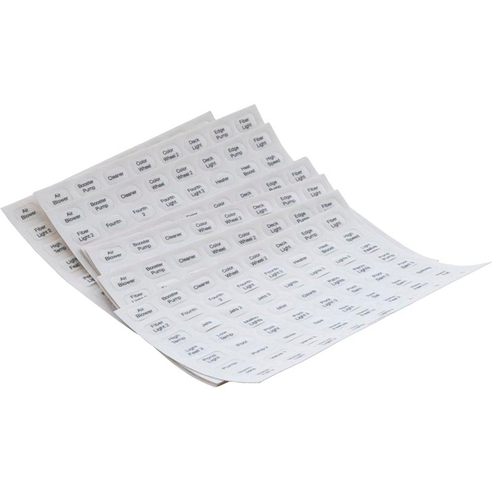 Label, Pentair, EasyTouch, Indoor Control Panel, Set of 10 – PST Pool ...