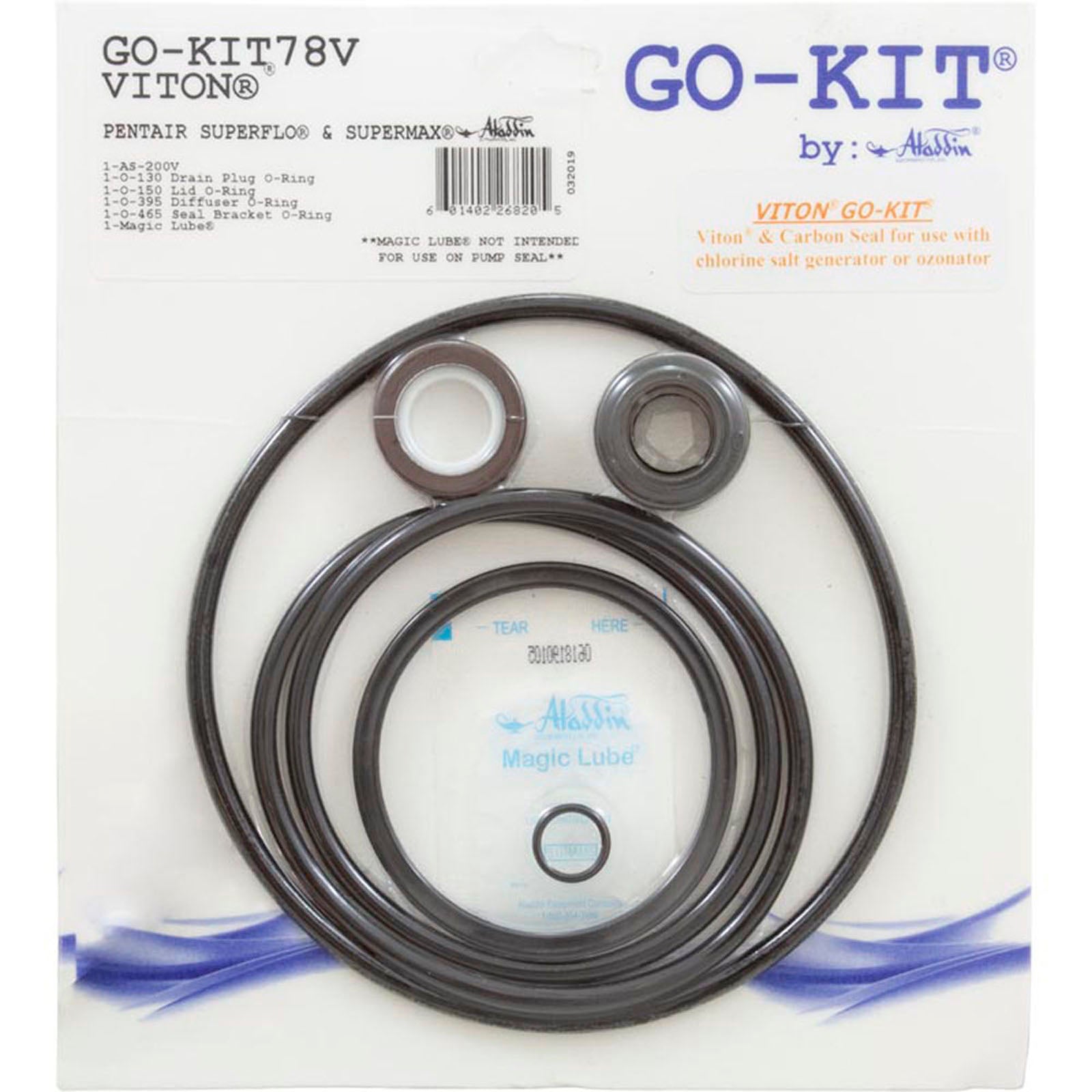 Go-Kit 78V, Pentair, Superflo/Supermax, Viton – PST Pool Supplies