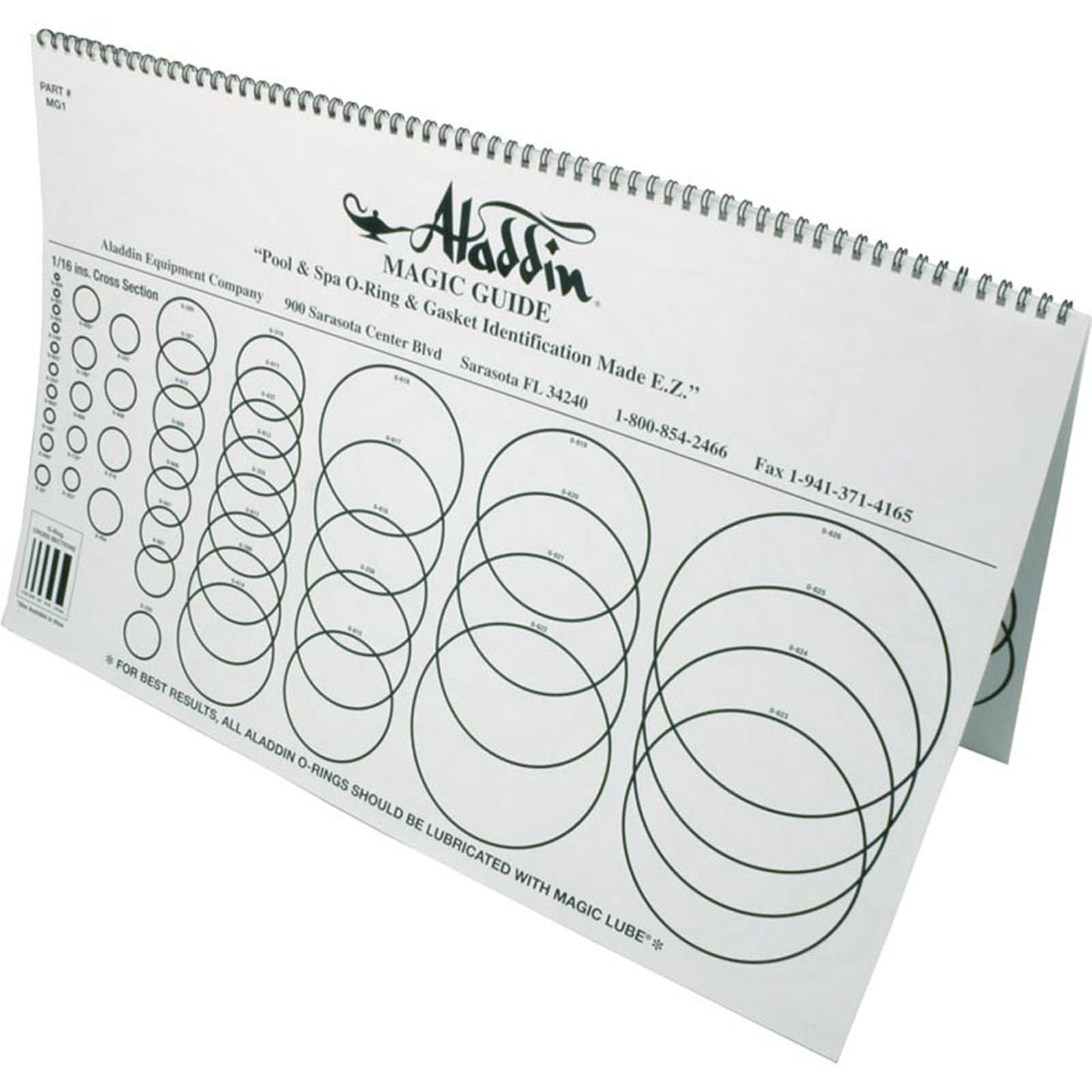 O-Ring Chart, Aladdin – PST Pool Supplies
