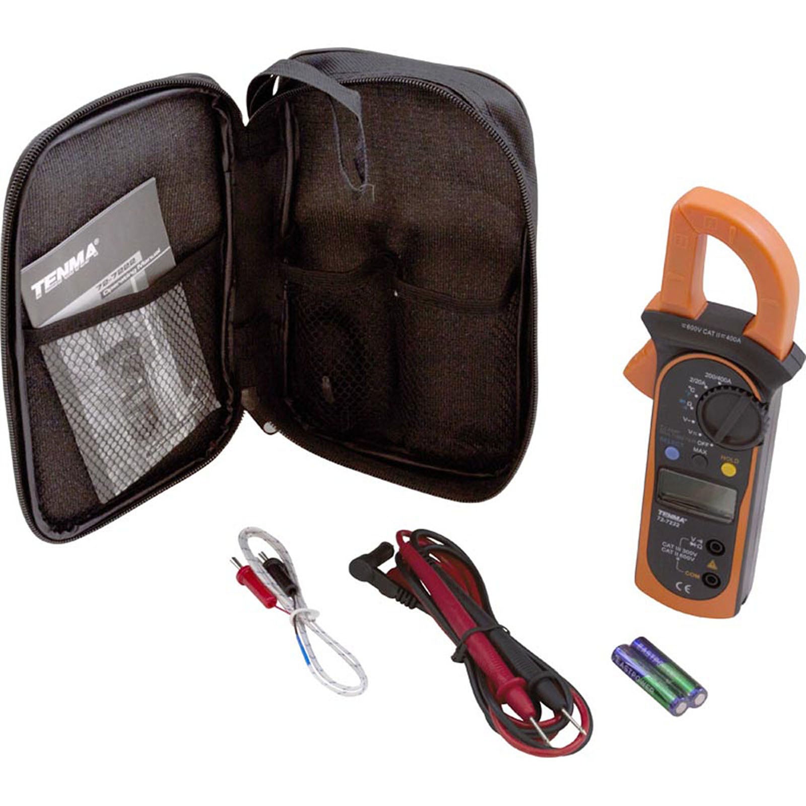 Tool, Clamp-On Multimeter, Tenma, with Sensor and Leads – PST Pool Supplies
