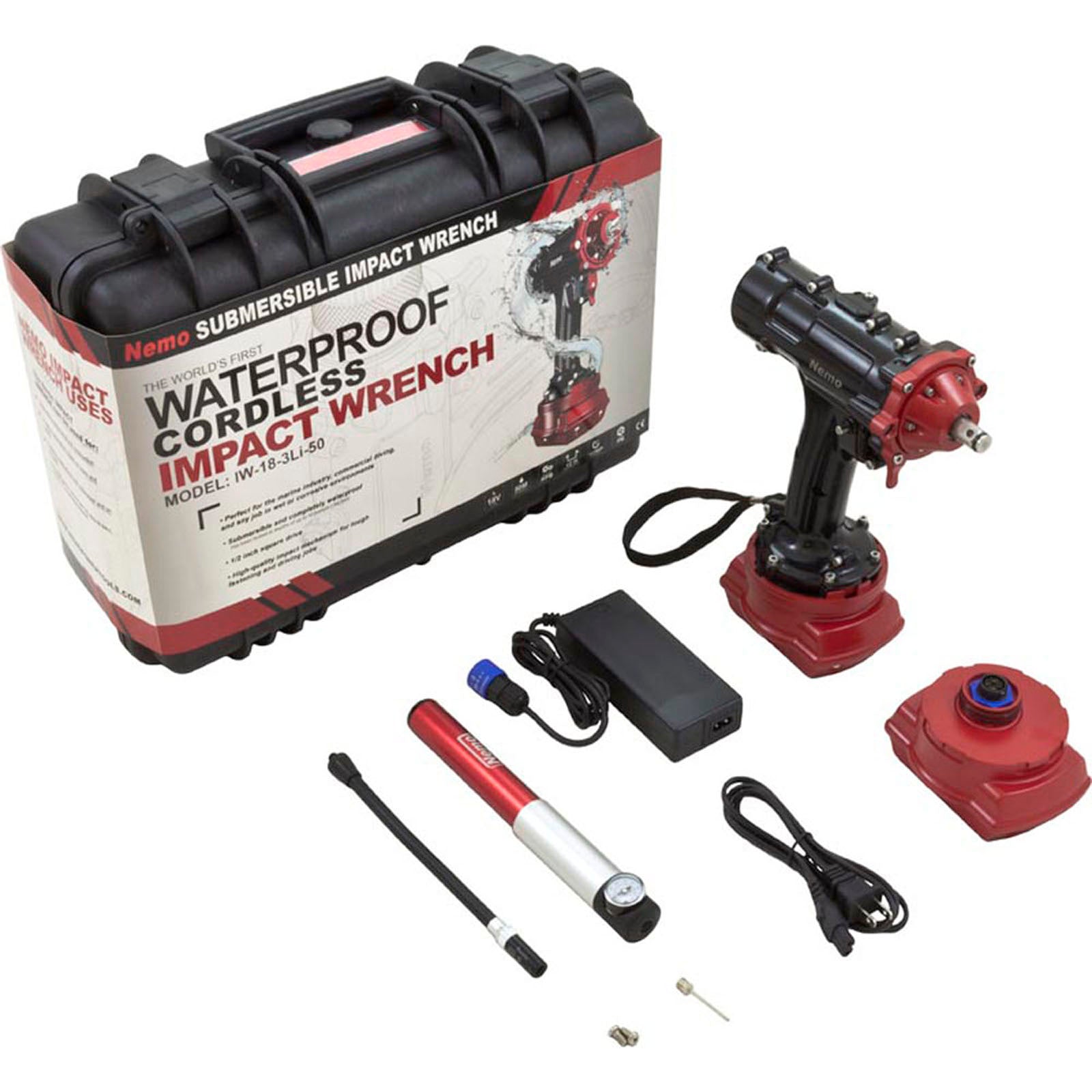 Underwater Impact Wrench, Nemo Power Tools, 164 Foot Depth – PST Pool ...