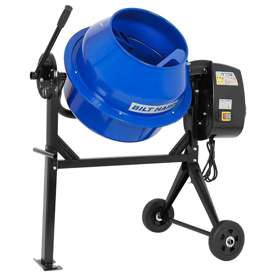 BILT HARD 4 Cu. Ft. Electric Cement Mixer – Portable & Heavy-Duty – PST ...